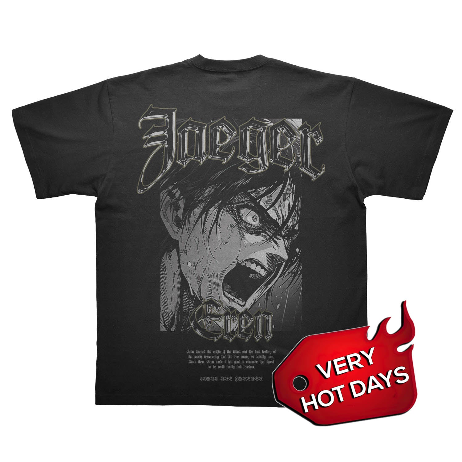 Eren Jaeger | SNK back (TEE) playera – Give Up Clo